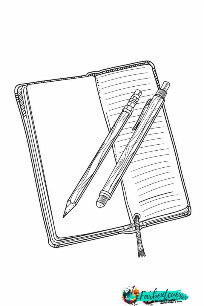 Ausmalbilder mit Stift Motiven: Kreative Alltagsgegenstände für dich ...